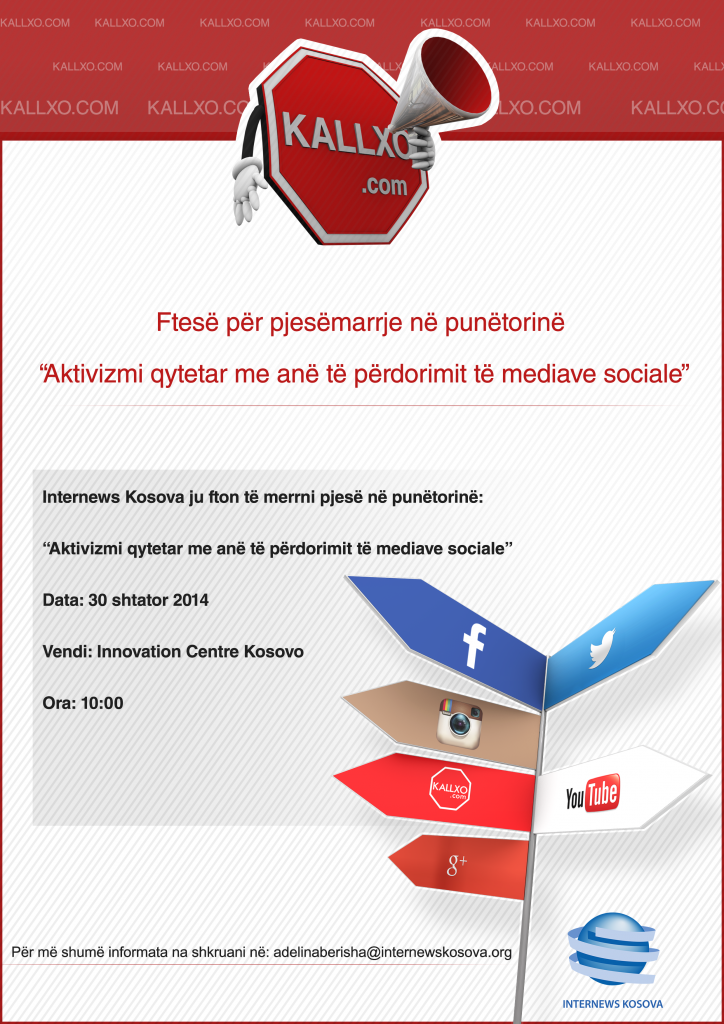 FTESË PËR PJESËMARRJE NË PUNËTORINË FTESË PËR PJESËMARRJE NË PUNËTORINË